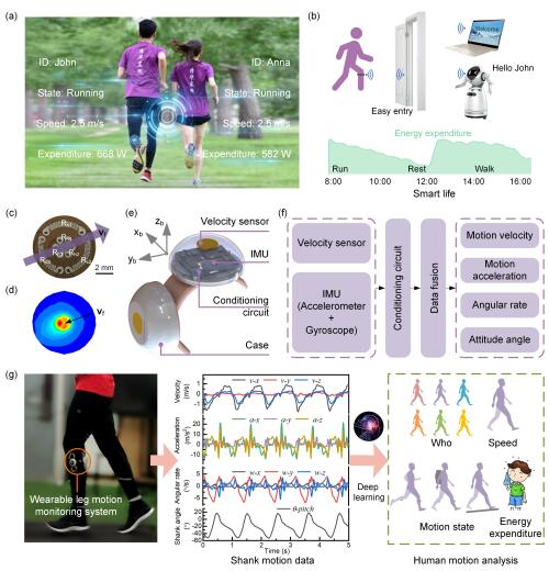 Wearable leg movement monitoring system for high-precision real-time ...